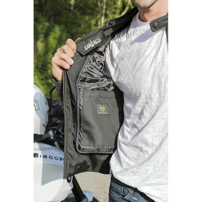 Garibaldi Motorcycle Leather Moka Racer Jacket